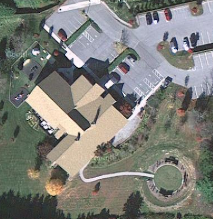 Satellite view of UUC Memorial Garden